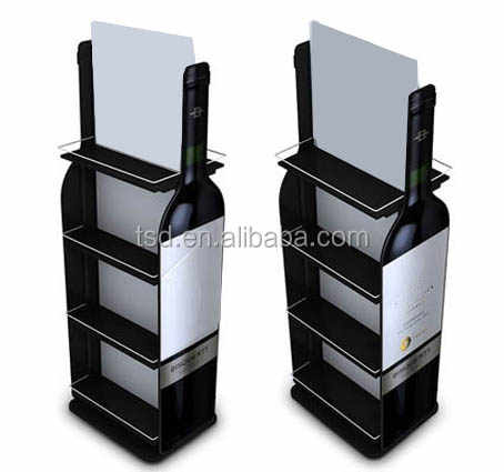 Custom Fashion Floor Standing Liquor and Wine Display Cabinet Shelf for ...