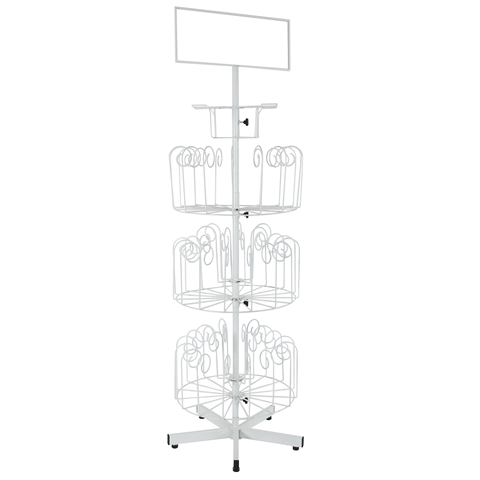 Countertop 3 Layer Spinner Rack - Ideal for Retail Display