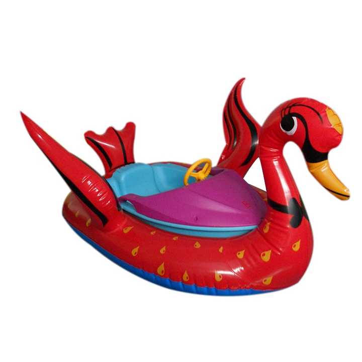 Water Park Mini Rubber Inflatable Children Electric Bumper Boat