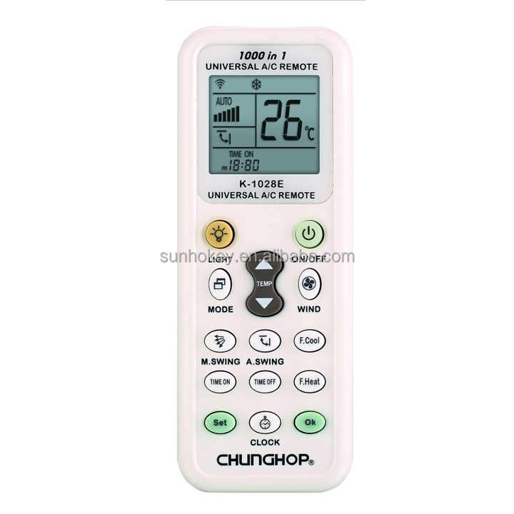 Chunghop K-1028E Universal Air Conditioner AMP Remote Control