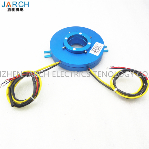 Miniature Slip Ring - PCB Spring Flat Hollow Turntable