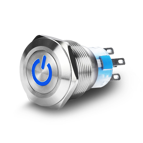 19mm 6 pin dpdt 12v 220v 250v push button on off switch| Alibaba.com