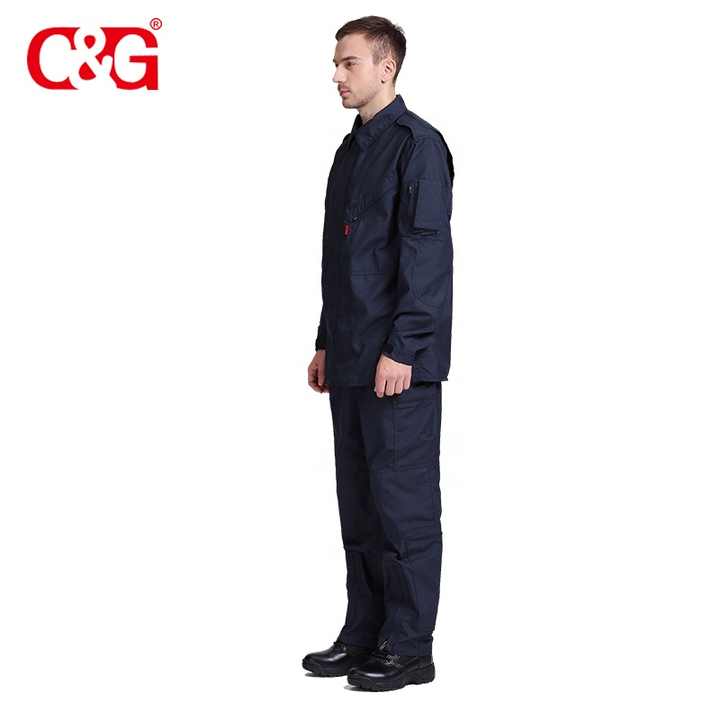 C&G Navy Blue Nomex Pilot Flight Suit/uniform - Flame-Retardant & Anti ...