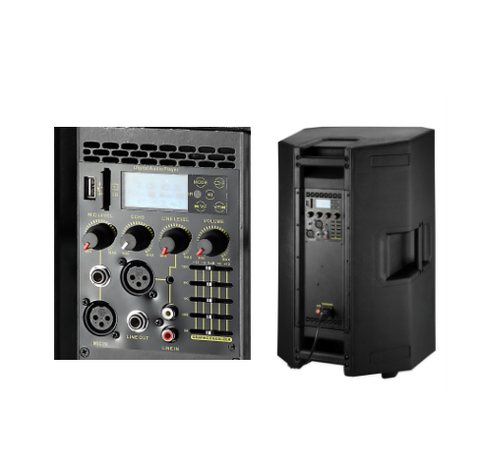gift speaker built in amplifier trolley dj active pa 15 inch speaker ...