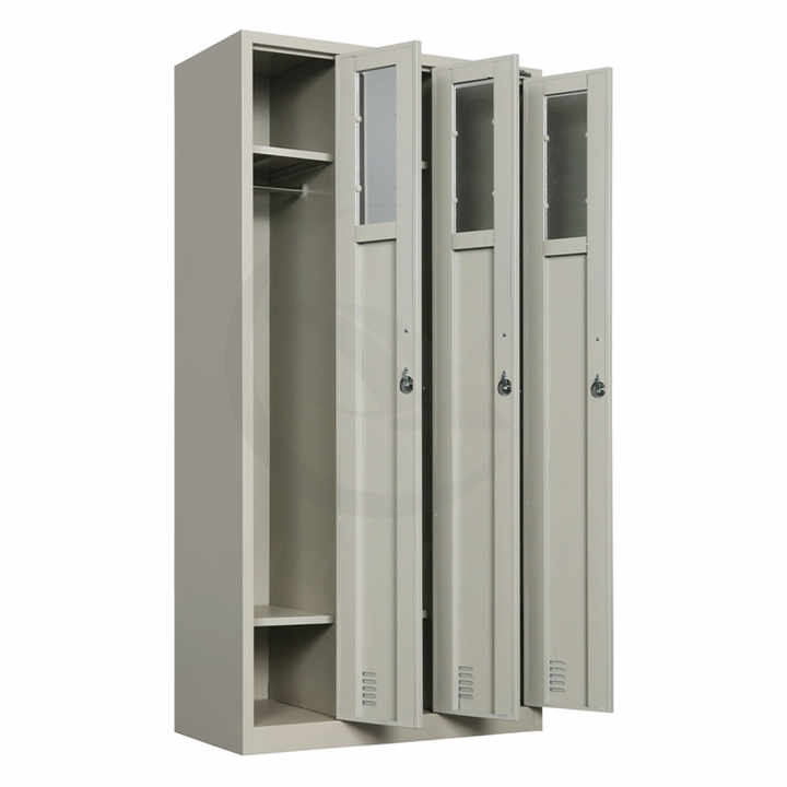 Environmental KD 3 Door Steel Locker - Eco-Friendly Wardrobe
