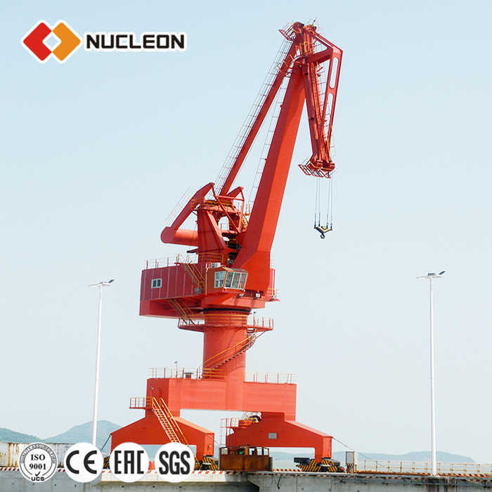 Marine Dock Jib Portal Crane - High Quality & Derricking