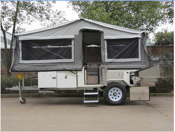 Outdoor Tent Deluxe Folding Caravan Camping Trailer