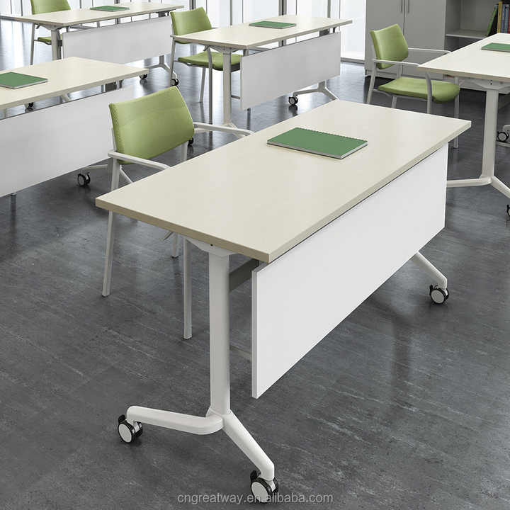 Greatway Folding Desk with Wheels - Versatile Office Furniture