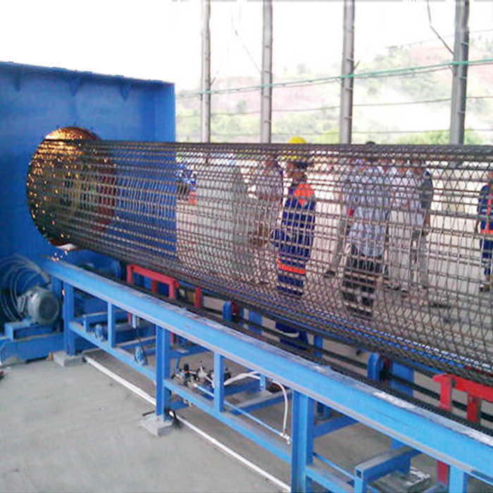Concrete Spun Pile Wire Cage Mesh Welding Machine - Automatic