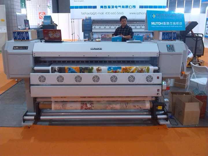 Large Format Sublimation Printer with Infrared Heater & Hot Wind Dryer