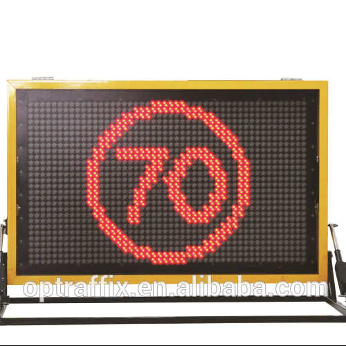 Outdoor Programmable Vehicle Mounted Vms Led Portable Matrix Display Message Signs Board ...