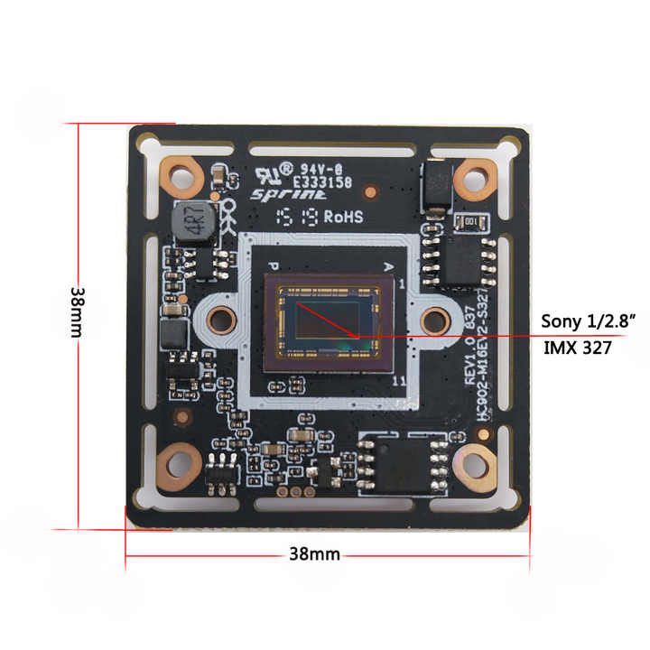 Hi3516 IP Camera Module Board - 2MP IMX327 Ultra Low Illumination