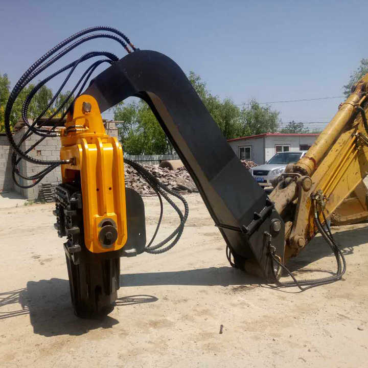 Excavator Mounted Vibro Hammer - High Efficiency Piling