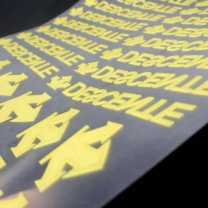 High Density Iron on Printed Custom 3D Logo Silicone Heat Transfer ...