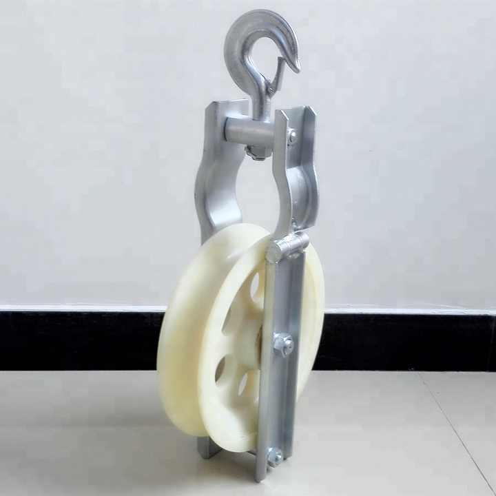 Wire Rope Pulley Block with Swivel Hook & Open Block Pulley - OEM