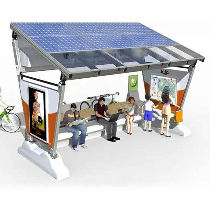 Solar Powered Bus Shelters - Efficient and Sustainable