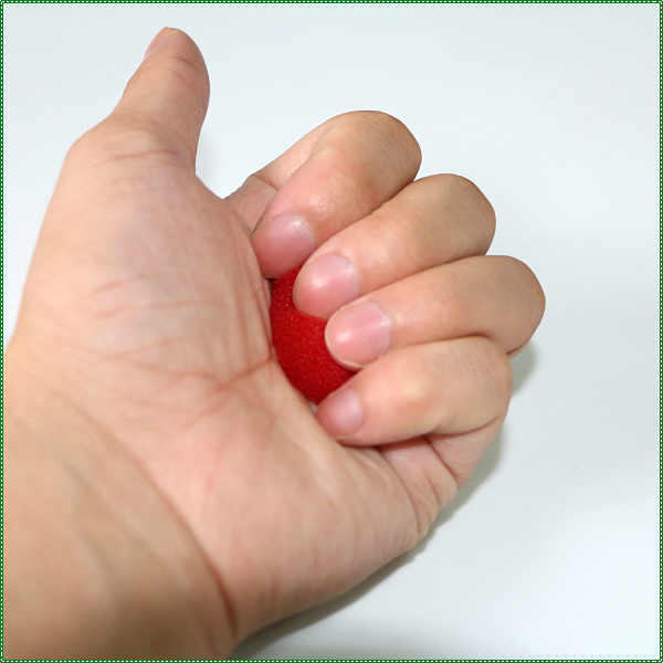 Red Foam Ball - Stress Relief Sponge Magic Ball