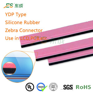 Zebra Elastomeric Connectors LCD To PCB Silicone Zebra Connector