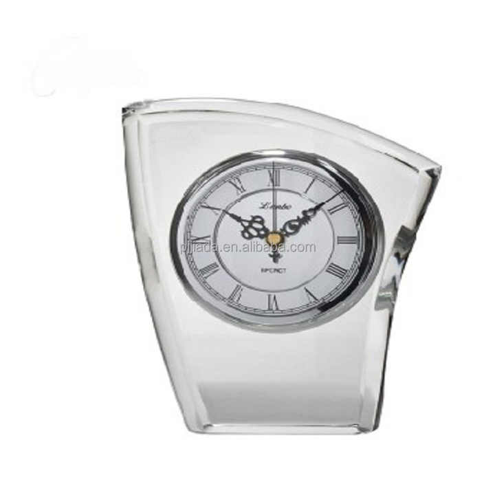 Newest product waterford Crystal glass Clock 3D Laser Engraving ...