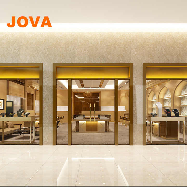 Gold Showroom Design - Elegant Jewelry Display Solutions