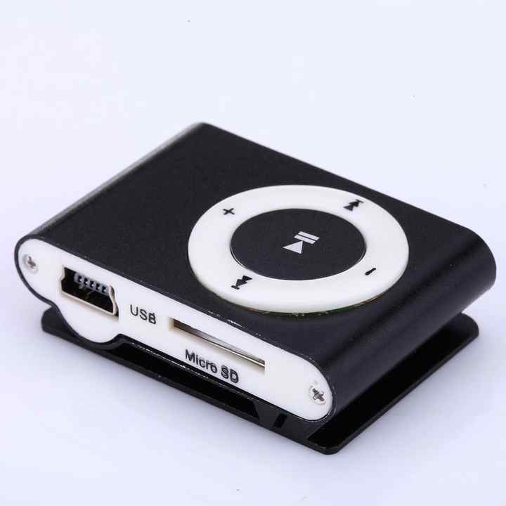 Classic Retro Portable Mini Metal Clip MP3 Player
