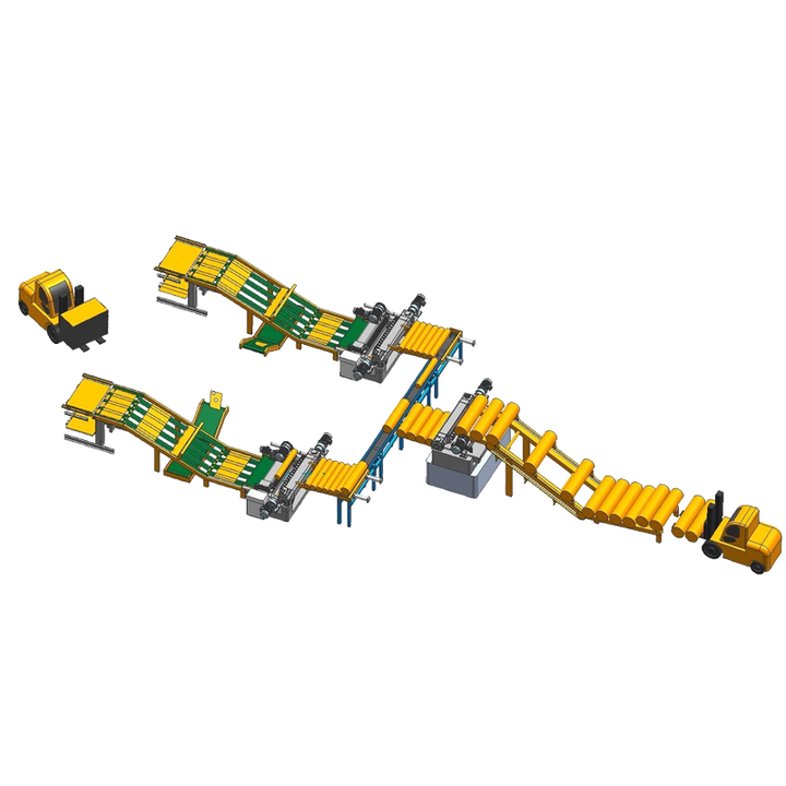 Wood veneer rotary cutting lathe spindless veneer peeling machine for ...