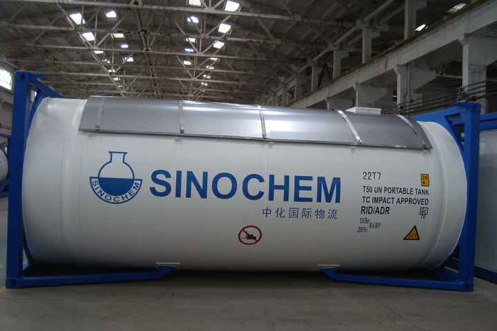 20ft Refrigerant ISO Tank Container for 21700l Liquid CO2