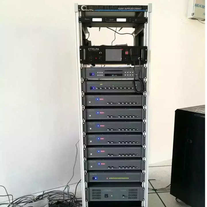 Public Address PA Sound System Equipment Amplifier Rack Cabinet 38U 28U ...