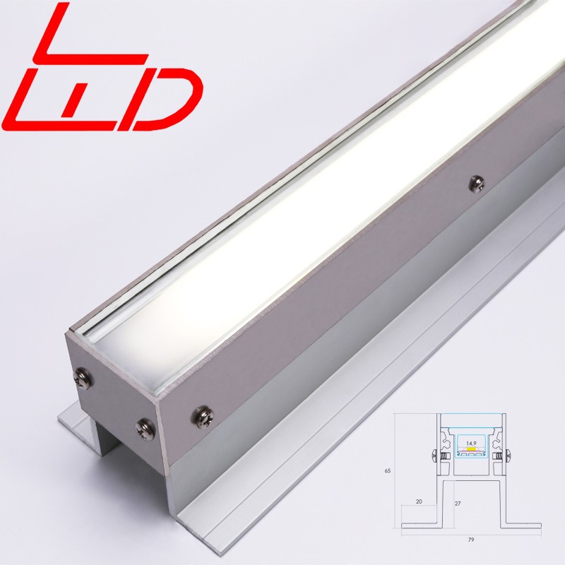 Premium Quality led profile recessed floor for Versatile Construction Needs