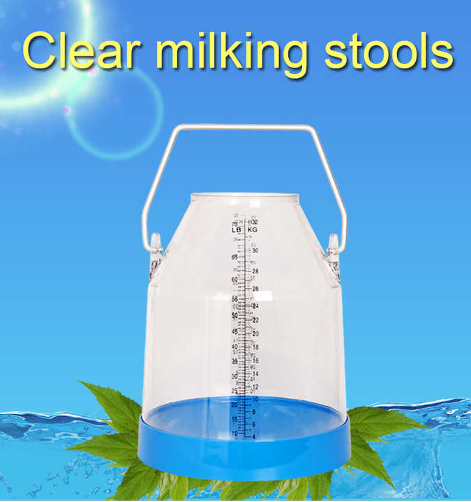 Durable 32L Plastic Buckets for Dairy Farm Milking