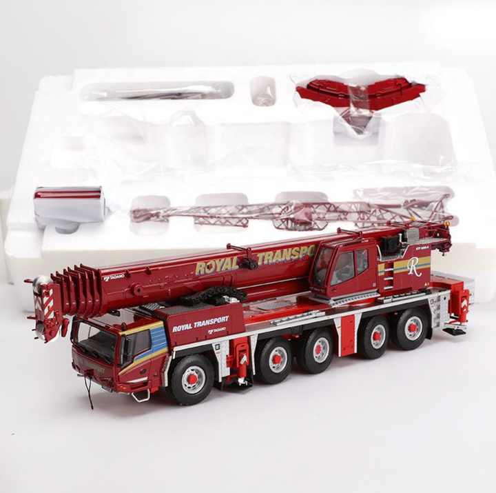 Custom Made 1:50 Scale Diecast Crane Model - Tower Crane 3D Model for Gift