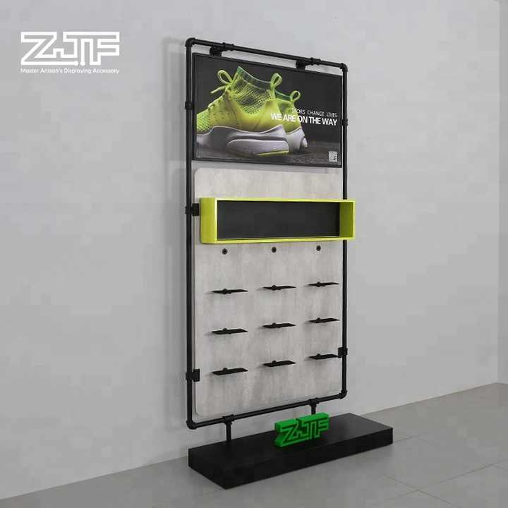 retail shoes shop free design idea,new sport slatwall shoe display ...