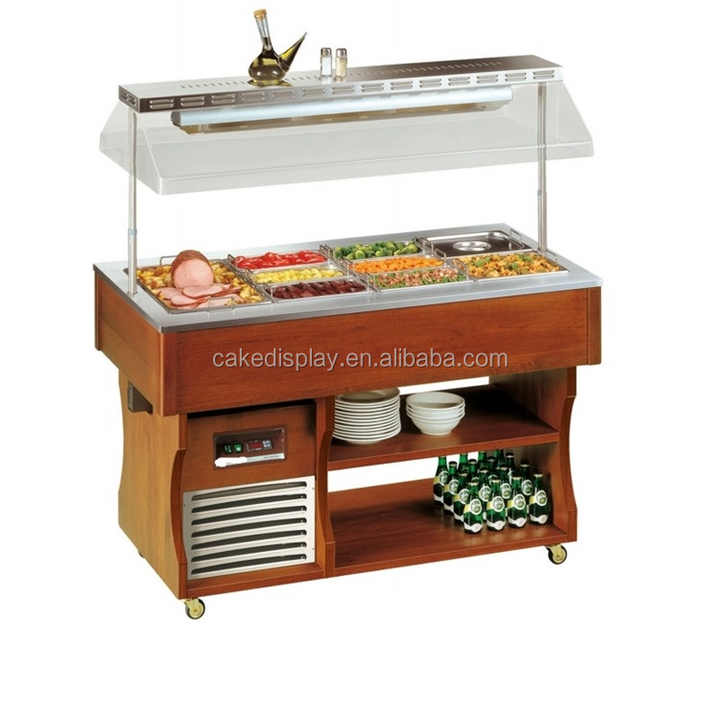 2018 New Design Buffet Equipment - Salad Bar Cooler Fridge