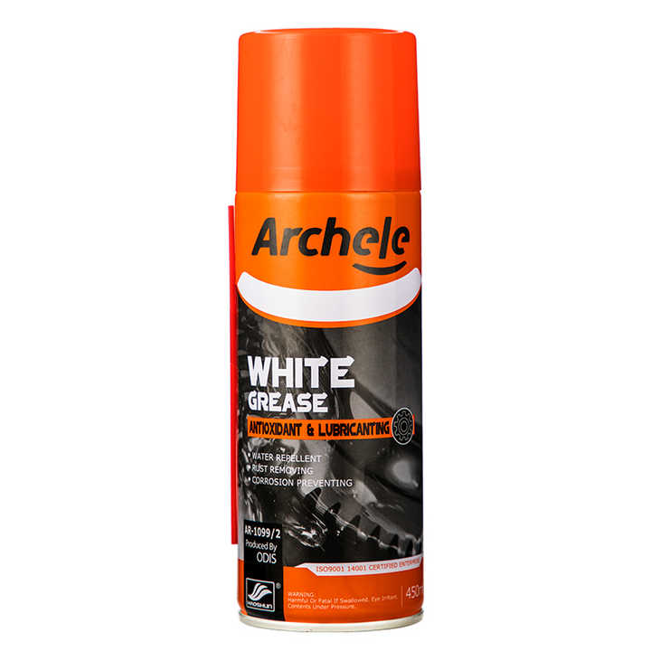 ARCHELE White Lithium Spray Grease - Anti-Rust Lubricant