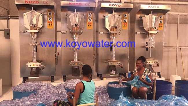 Complete Sachet Water Production Line in Ghana - Koyo