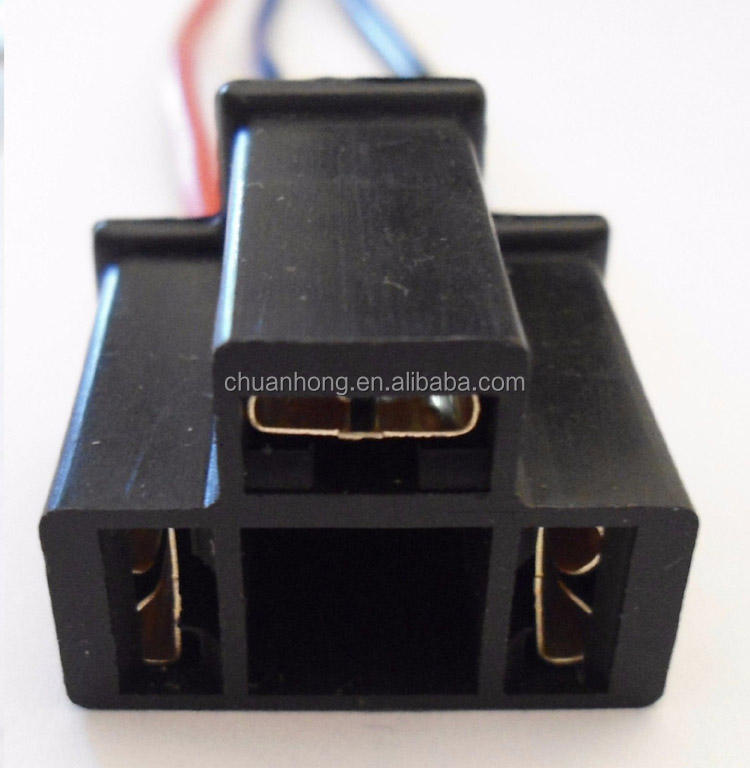 Custom Headlight Connector Pigtail Plug Adapter Socket H4 9003 HB2 Wire ...