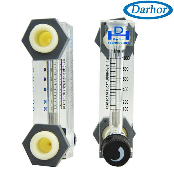 Low Flow Gas Rotameter Flowmeter N2 Flow Meter with PP Fitting