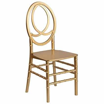 Infinity Roses Gold Stainless Steel Banquet Hotel Chair