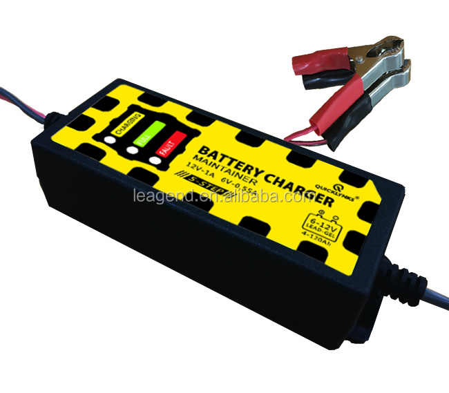 Car and Motorcycle Battery Charger BC1 Six protective batteries ...
