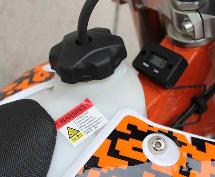 Koshine 105CC 2 Stroke Dirt Bike - 6-Speed, Fastace Hydraulic Brake ...