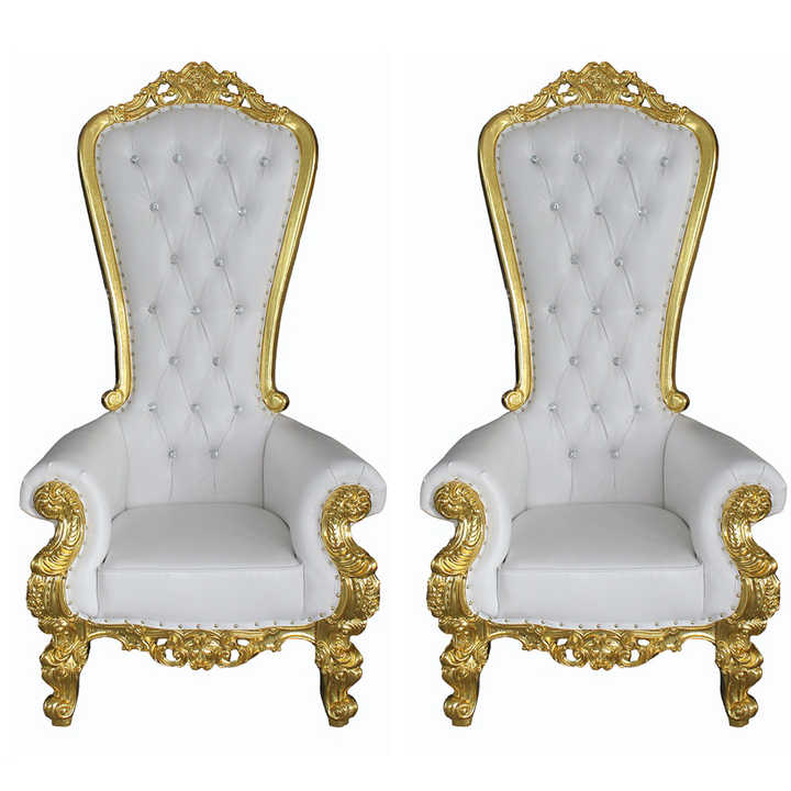 Modern King Throne Sofa Chairs for Wedding and Hotel Use