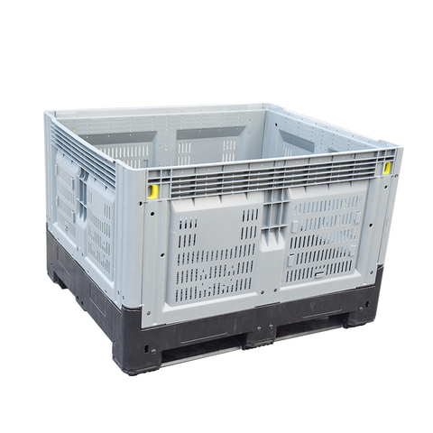 Heavy duty hdpe solid rigid mega stackable plastic pallet bins for sale ...