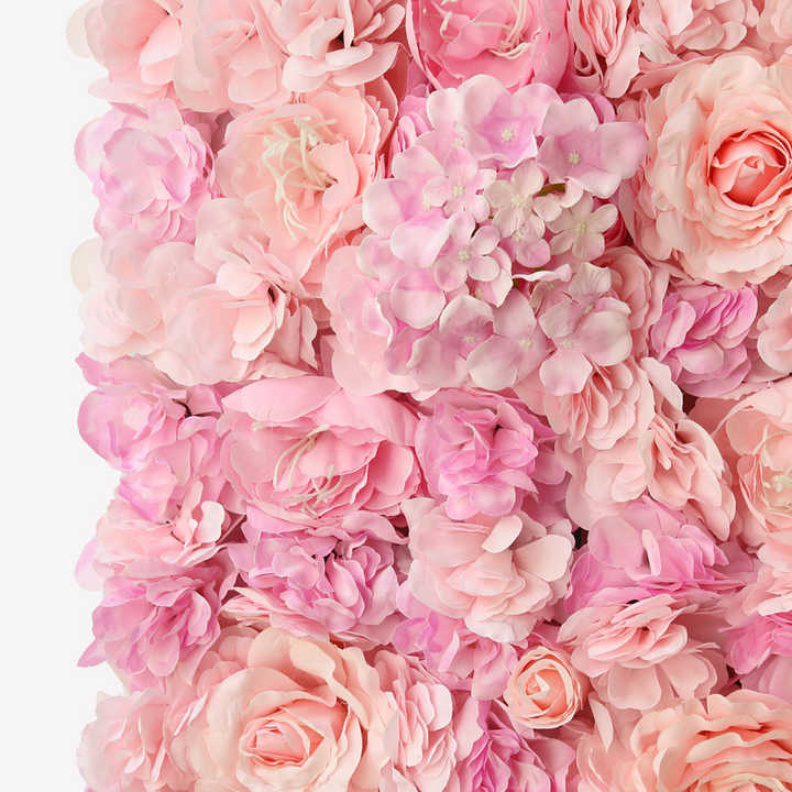 Rolled Flower Wall - Elegant Silk Flower Decor for Events
