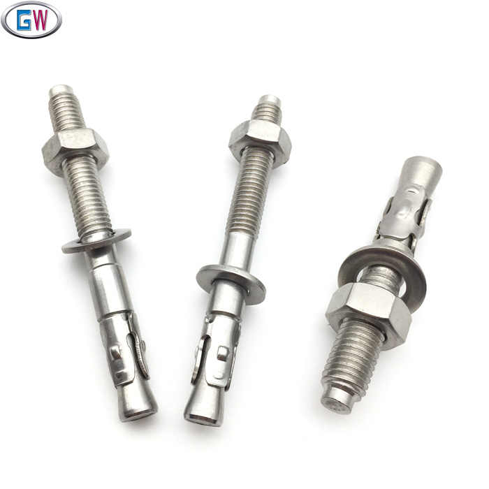 A2 A4 304 316 ancla de cuña de acero inoxidable ancla Bolt a través del ...