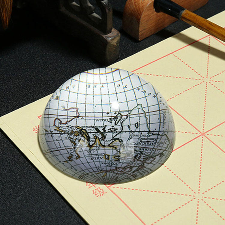 Shop Our OEM/ODM Glass Dome Paperweights - European Maps