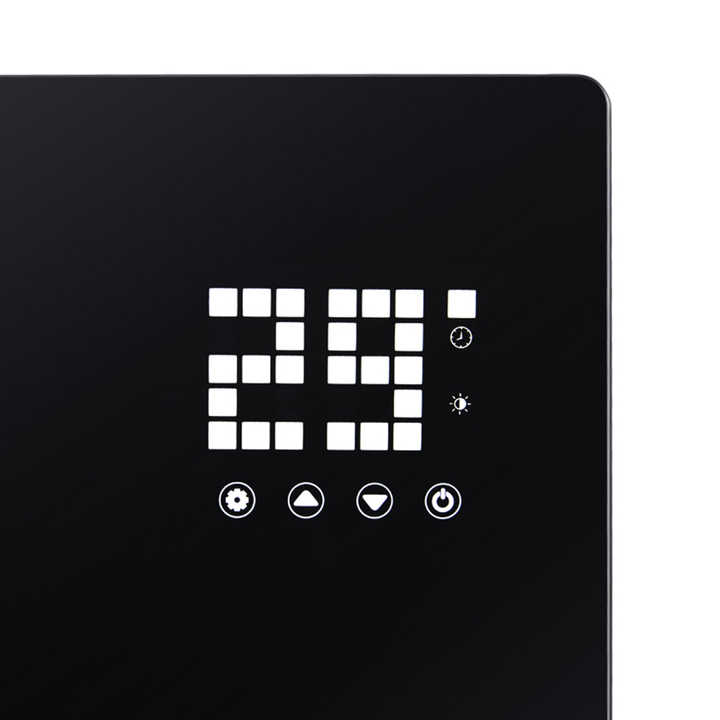 Electric Free Standing 2000w Heating Element Glass Convector Heater ...