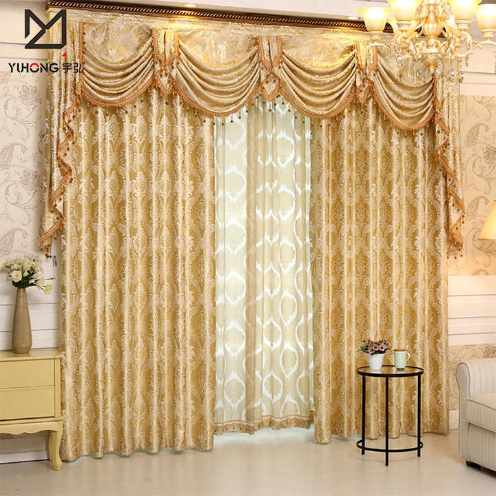 Luxury Window Curtain Textile Fabric - Blackout & Flame Retardant for ...