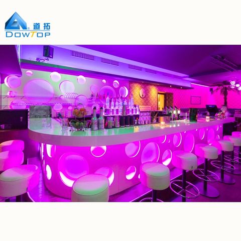 Customized Size Acrylic Solid Surface Restaurant Nightclub Wine Bar ...