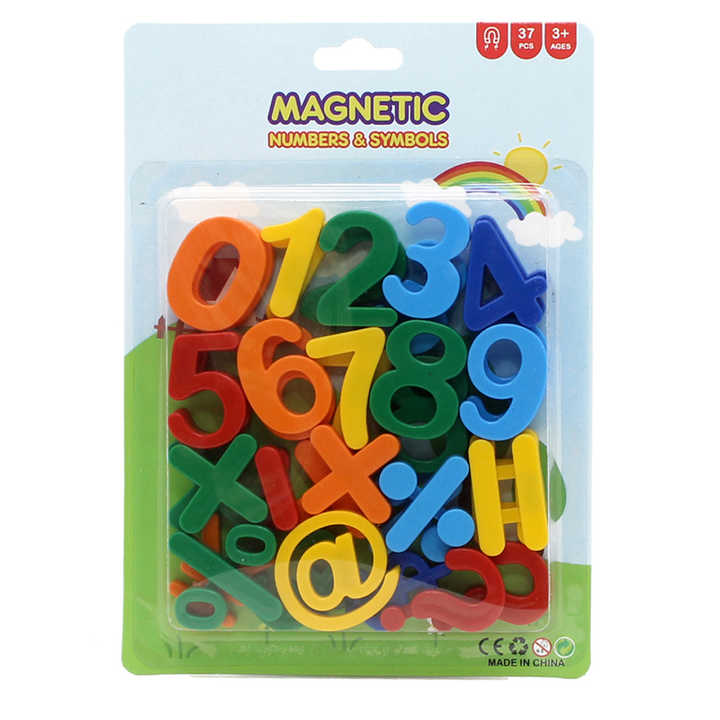 Magnetic Letters & Numbers - 78 Pcs Educational Toy Set