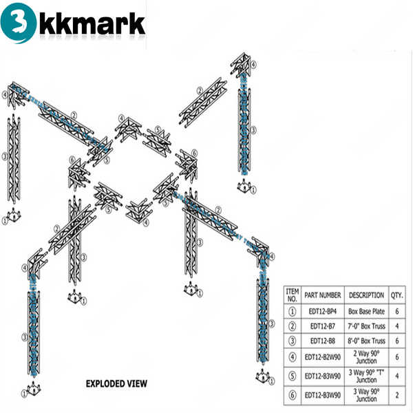 Spider Truss - Durable Aluminium Truss Design for Events